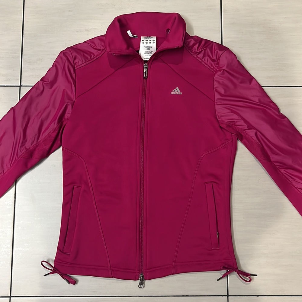 Adidas Climacool Rare Shiny Plum Zip Up Jacket Size S… - Gem